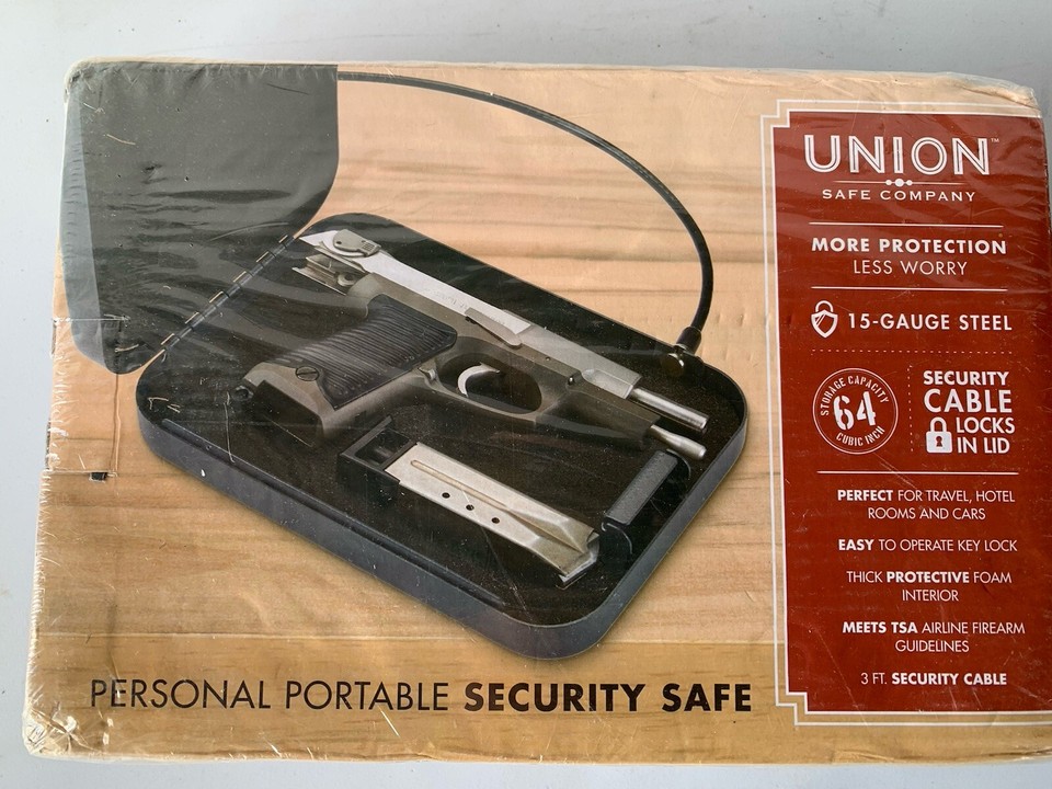 Portable Gun Security Personal Safe 64 Cubic in Factory Sealed TSA ...