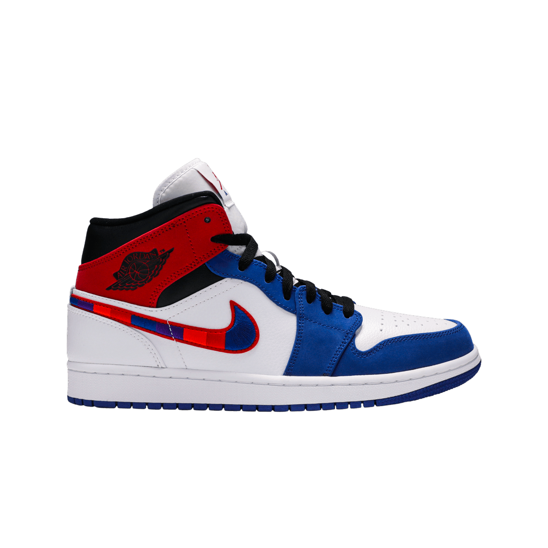 Size+11.5+-+Jordan+1+Mid+Multicolored+Swoosh for sale online | eBay