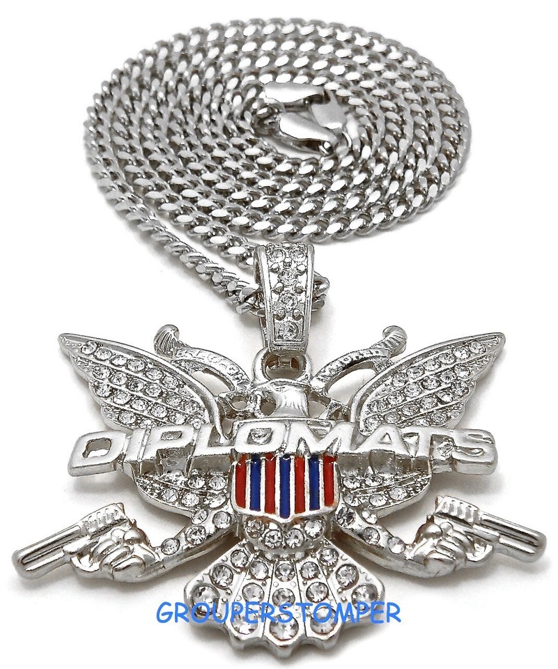Dipset New Pendant with Necklace Diplomats | eBay