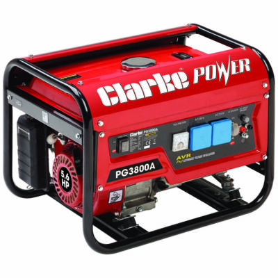 CLARKE GENERATOR PETROL EURO5 3KVA 230V PG3800A 8857852 | eBay