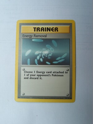 Four Trainer Pokemon Cards 1st Edition Switch, Potion, Energy Removal ...