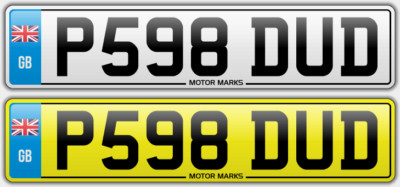 P598 DUD DUD DULEY DUDE CHEAP BARGAIN DUD NUMBER PLATE SEE SHOP LOADS ...