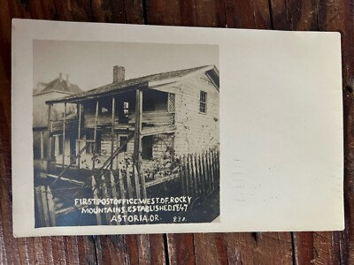 Vintage 1910 Real Photo Postcard - Post Office Astoria Oregon | eBay