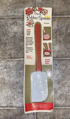 NEW & RARE! Vintage Daisy Kitchen Spatula Schacht Rubber Co. USA Red ...