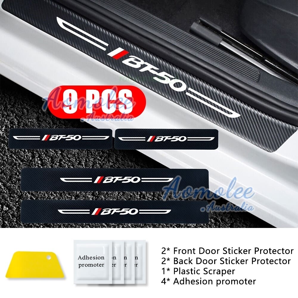 For Mazda BT-50 Car Door Plate Sill Scuff Anti Scratch Decal Sticker ...