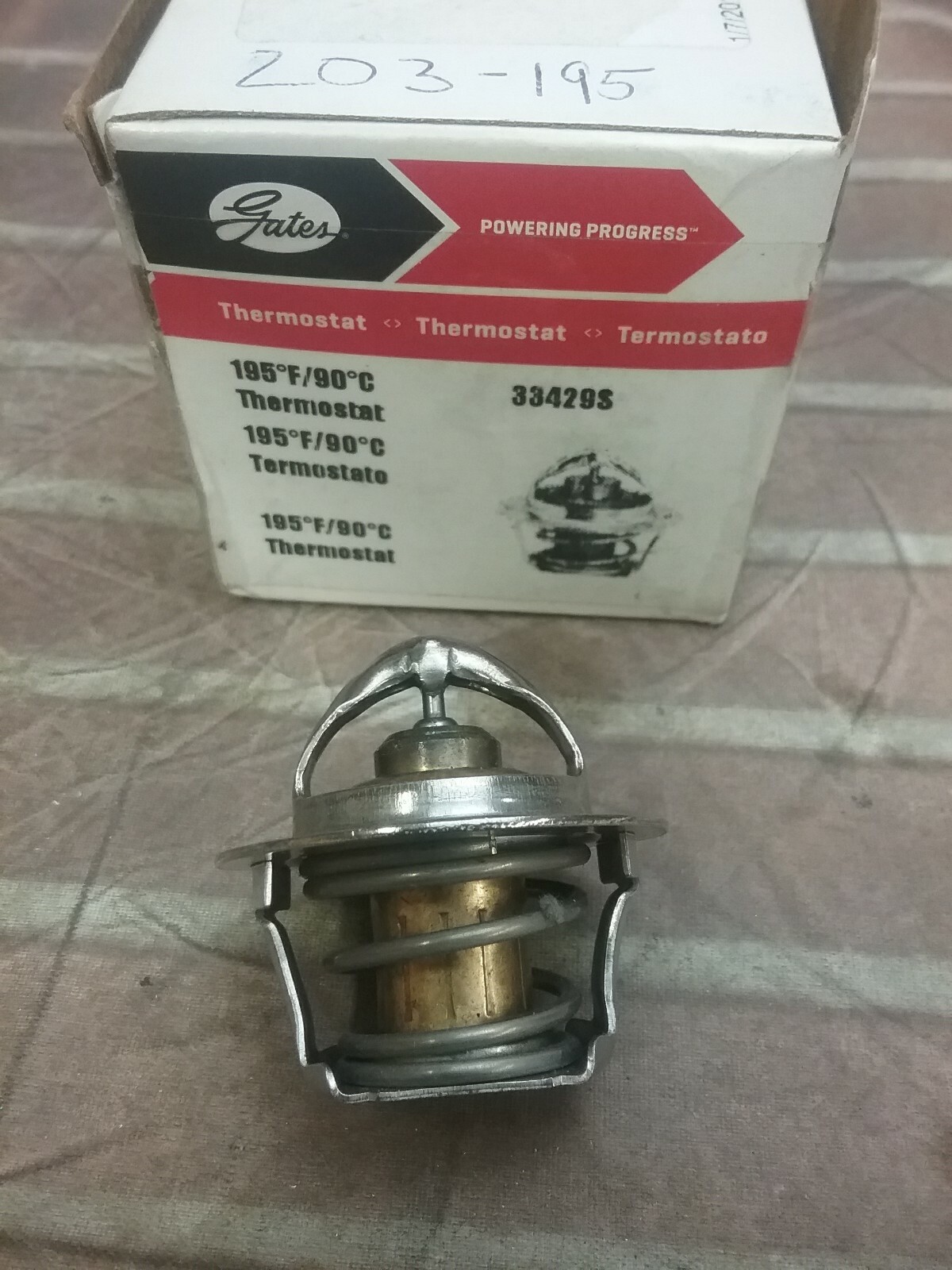 Gates Thermostat Part No 203-195 | eBay