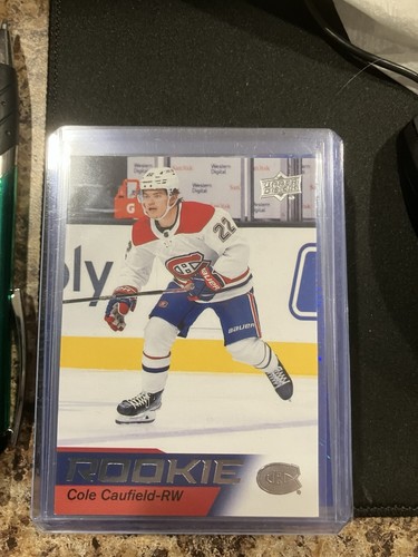 2021-22 UD Star Rookies Box Set COLE CAUFIELD Montreal Canadiens Card ...