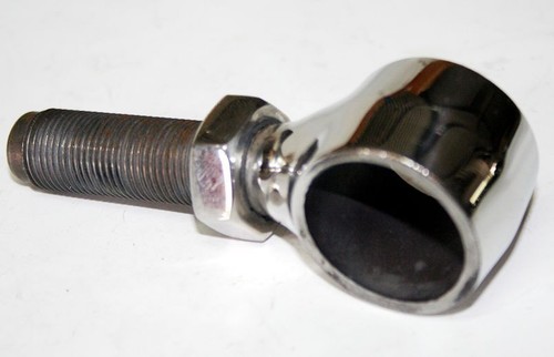 Front Four Bar Straight Adjusters Polished S/S 5/8" 18 Thread Hot Rod ...