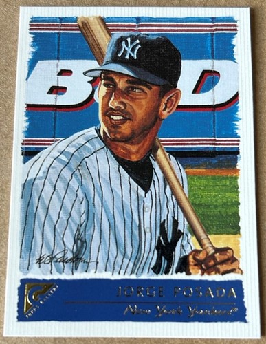 JORGE POSADA 2001 TOPPS GALLERY Card #71 NM-MT Condition | eBay