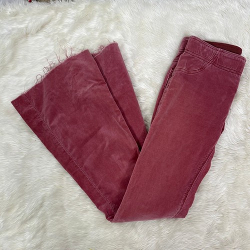 Free People Pull On Cord Penny Mink Pink Flare Pant Size 27 | eBay