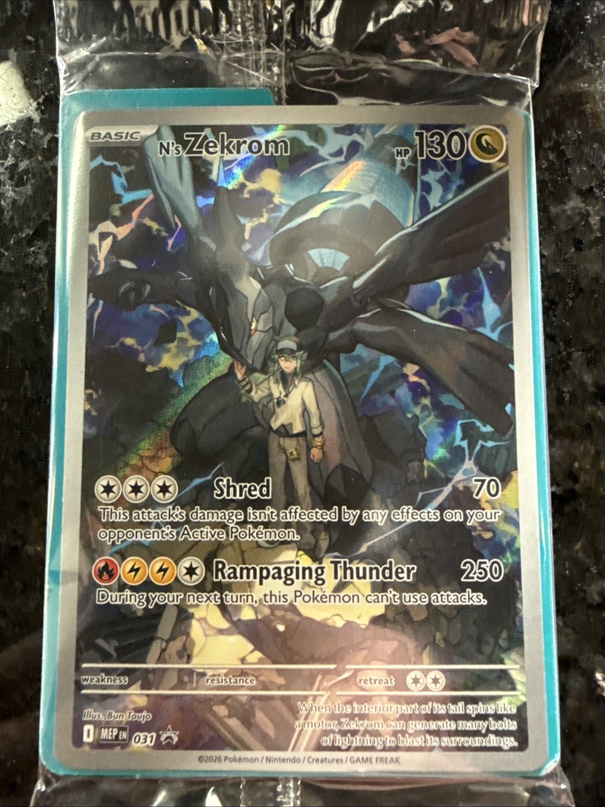 Pokémon TCG Ascended Heroes ETB N’s Zekrom 031 Black Star Promo SEALED ...