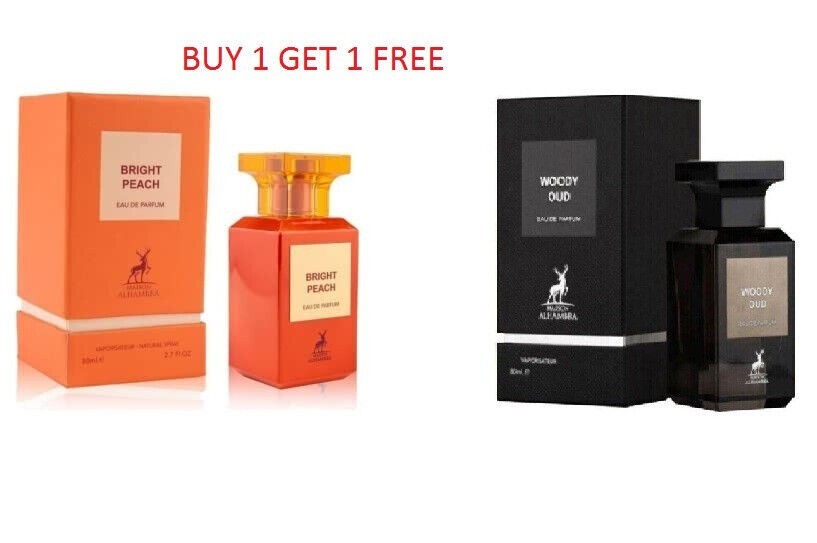 Alhambra Peach & Woody EDP Perfume 80ml Pack of 2 M143 | eBay UK