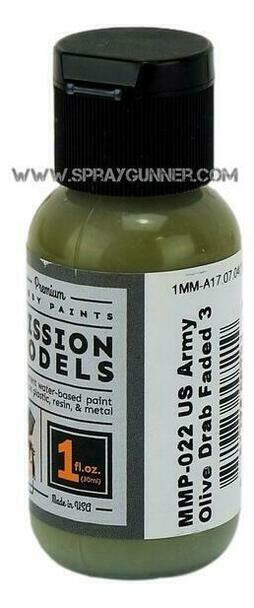 Mission Models Acrylic Non-Solvent Based Scale Model Paint 1oz Choose ...