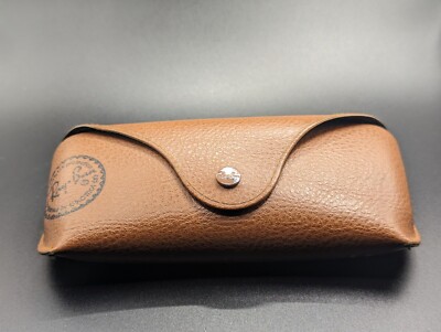 Ray-Ban Soft Case Eyeglasses/Sunglasses Snap Closure Pouch Brown | eBay