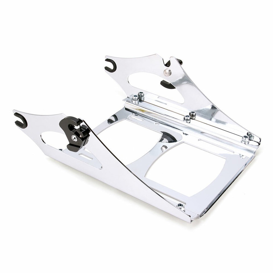 Detachable 2-Up Tour Pack Mounting Rack Luggage Bracket For Harley 09 ...