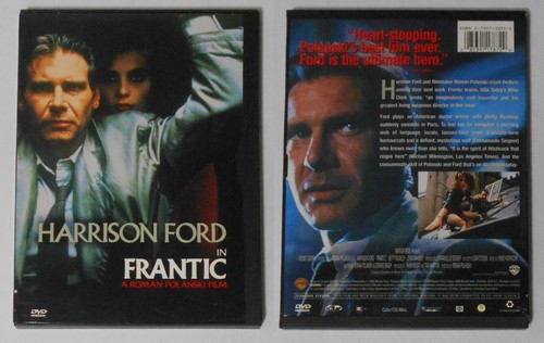 Frantic movie Harrison Ford - U.S. dvd, snapcase cover | eBay