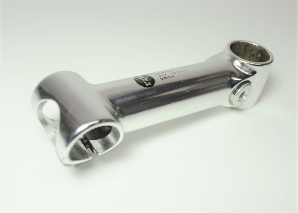 R.I.D. BICYCLE 1 1/8 THREADLESS WEDGE STEM 130 MM REACH 6 DEGREE 25.4 ...