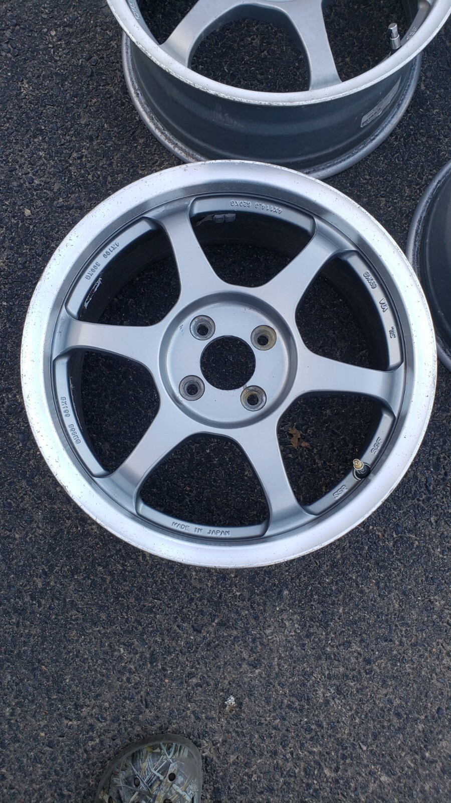 JDM SSR Type C 16" Wheels 4x100 | 16x7 | Silver | 73.1mm Hub Bore | 40 ...