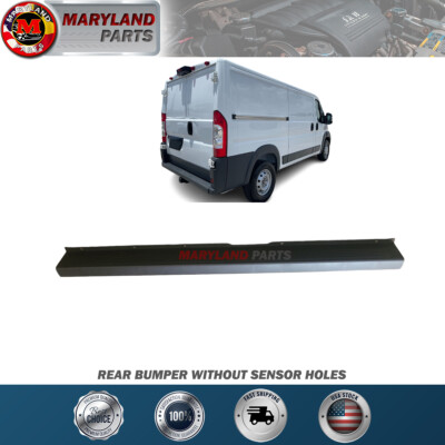 For 2018-2022 RAM Promaster Black Rear Bumper Without Sensor Holes | eBay