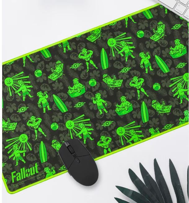 Fallout Desktop Vacation Nuclear Deskmat XL Mouse Pad Mat Bethesda | eBay