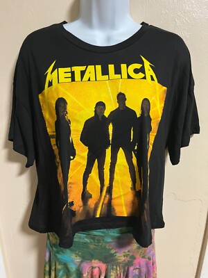 METALLICA TOP COLOR BLACK Size M | eBay
