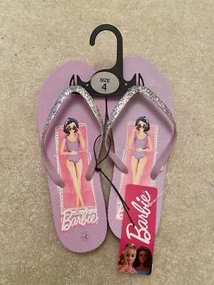 barbie Flip-flops Size 4 Barbie Lilac BNWT | eBay UK