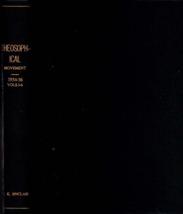 B P Wadia / THEOSOPHICAL MOVEMENT VOLUMES V VI 1934-1936 Magazine | eBay