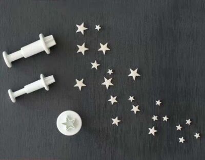 3pcs Set Mini Star Plunger Fondant Cutters Cake Decorating Tool | eBay ...