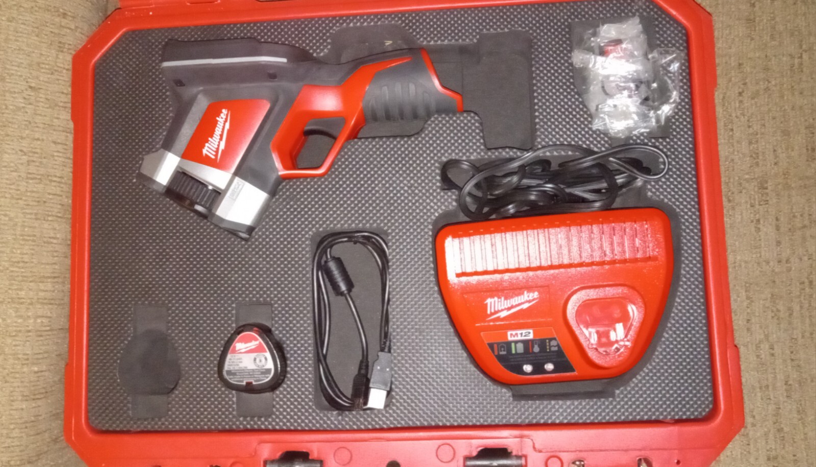 Milwaukee 12v Infrared Thermal Imager & Digital Camera #2260-21 w/ Red ...