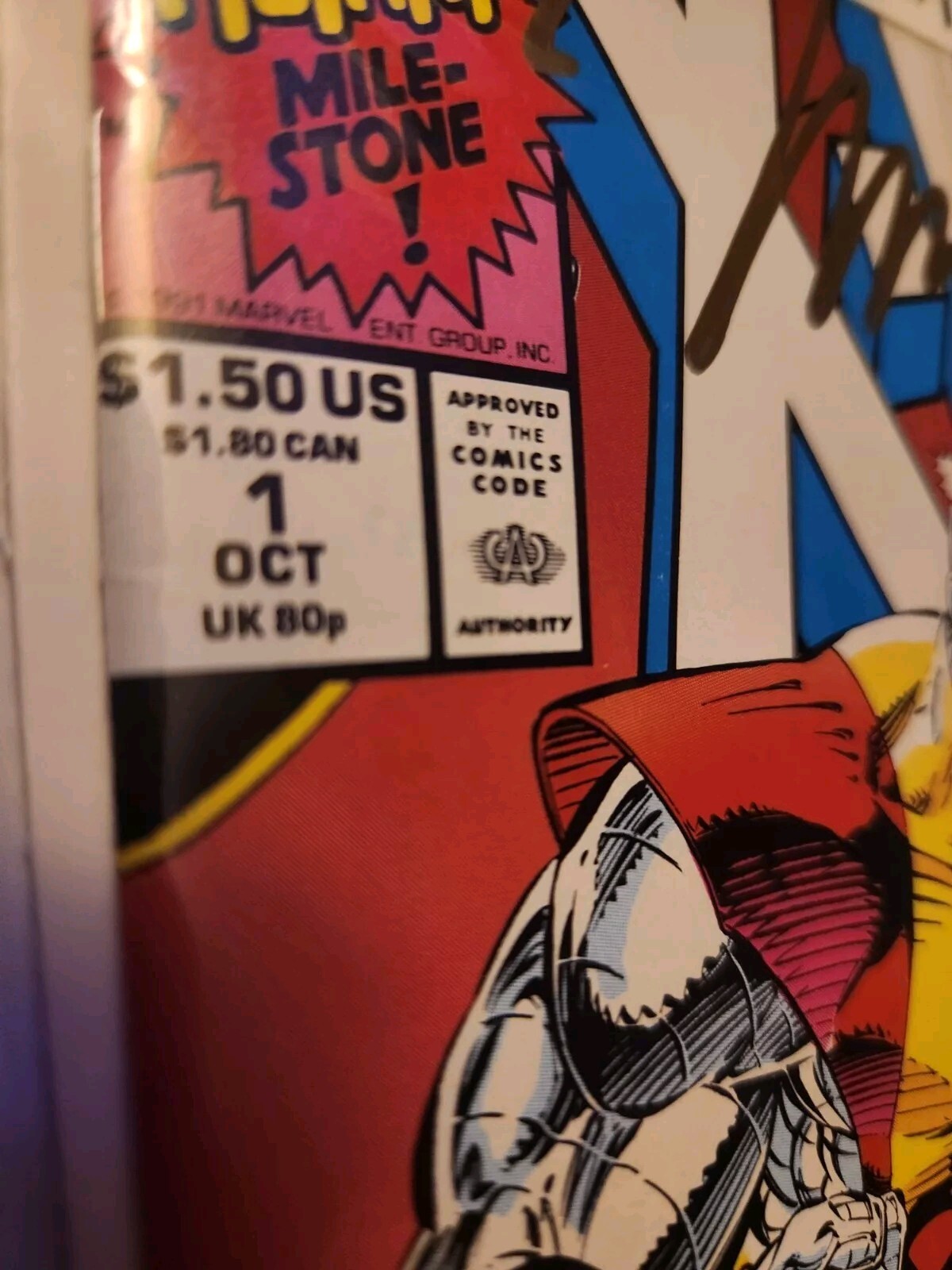 X- MEN # 1 - SIGNED by JIM LEE Non Slabbed W/ Certificate Of ...