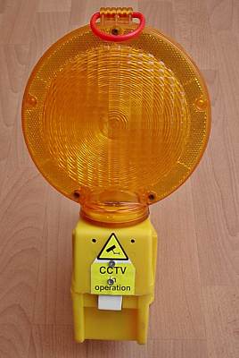 ROAD TRAFFIC CONE SKIP SCAFFOLD BUILDERS SECURITY WARNING NON-FLASH ...