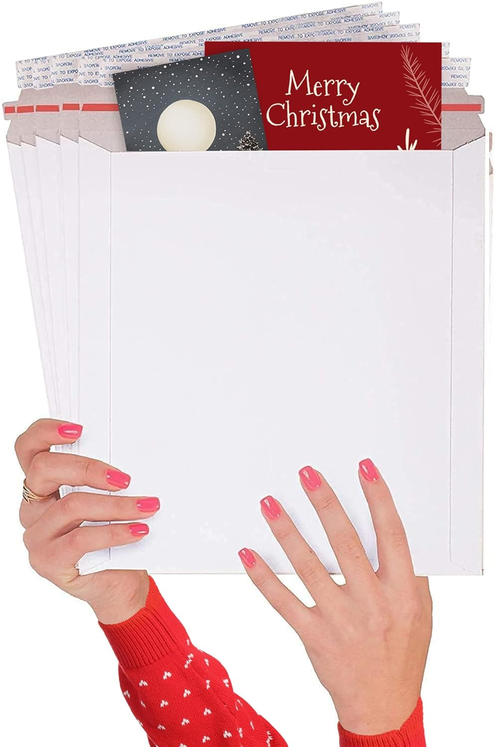 ABC Rigid Mailers, 12.75 X 15 Inch. Pack of 25 White Cardboard Photo ...