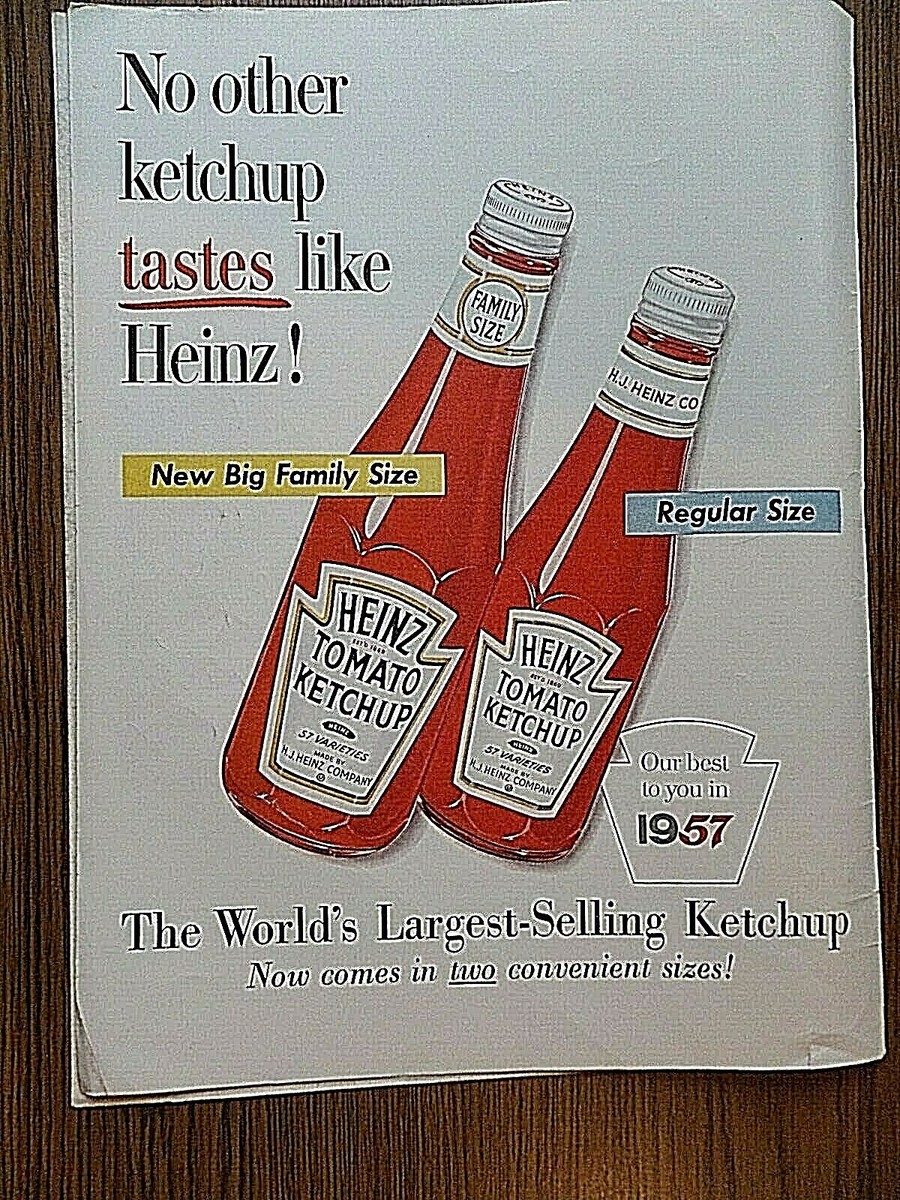 Heinz Tomato Ketchup 57 Varieties Heinz: Mottoes And 57 Varieties
