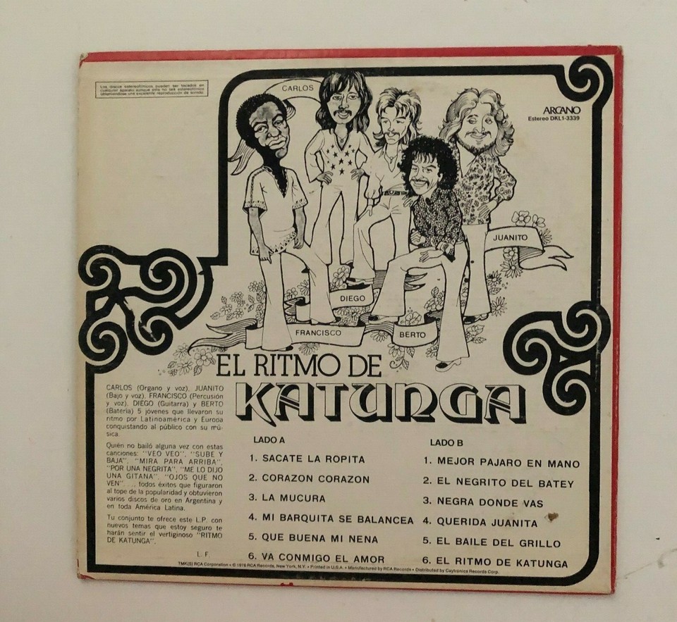 Katunga, El Ritmo De Katunga, 1976 USA Lp, Latin Funk / Soul | eBay