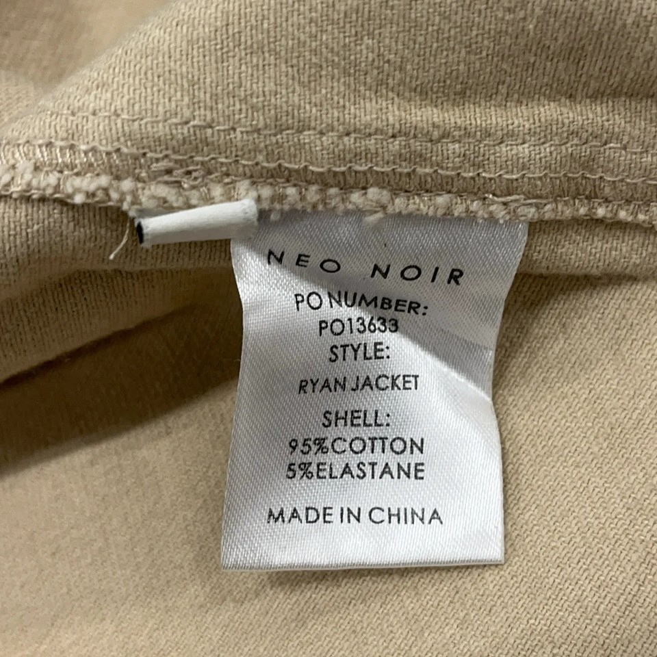 Neo Noir, Safarijacke, Damen, Größe: 40, RYAN JACKET, Beige #tsf | eBay.de