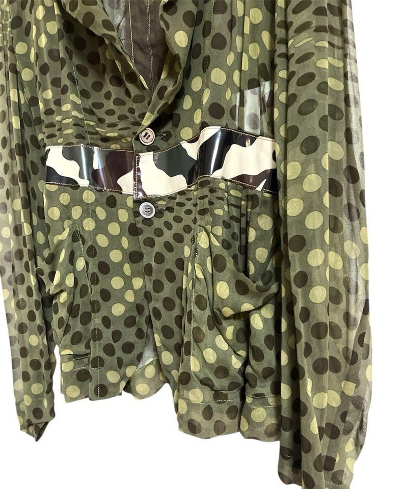 COMME des GARCONS Camouflage Mesh Jacket M Used 2000s Casual Easy Wear ...