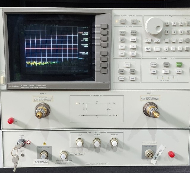 Agilent HP Keysight 8703A Lightwave Component Analyzer With Options 012 ...