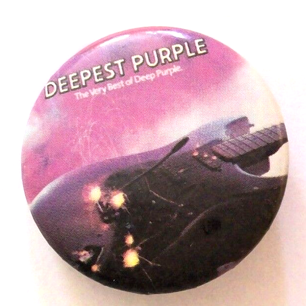 DEEPEST PURPLE The Best of Deep Purple Pin Pinback Button Badge 1.25 ...