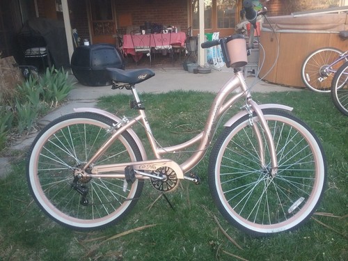 bayside beach cruiser, maximum comfort, perfect condition, rose gold ...