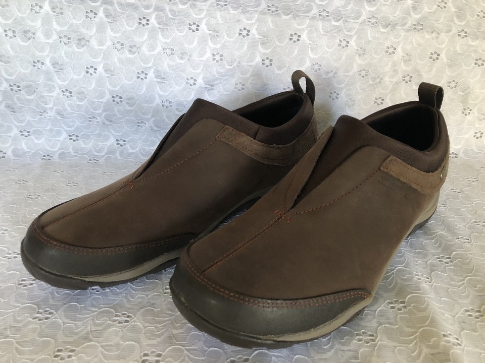 Merrell Dewbrook Moc Waterproof Shoe Womens 8.5 Brown Leather Select ...