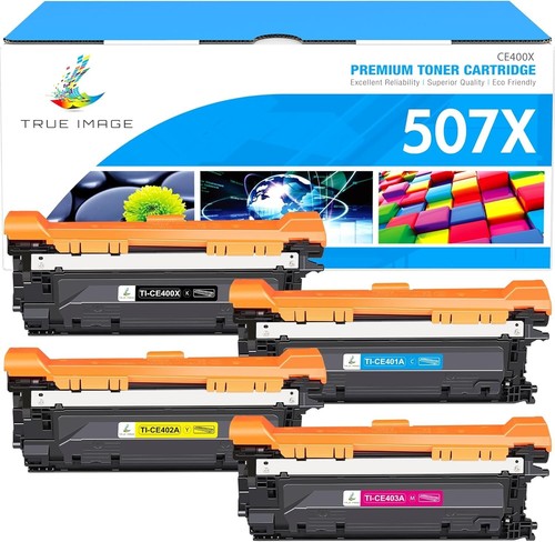 507X Toner Cartridge FOR HP 507X 507A CE400X/1A CE402/3A Enterprise ...