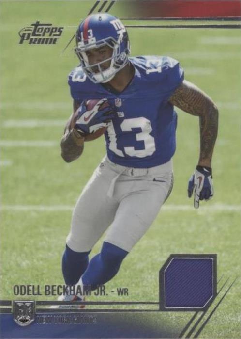 2014 Topps Prime - Prime Patches Odell Beckham Jr. #PP-OB (MEM, RC) for ...