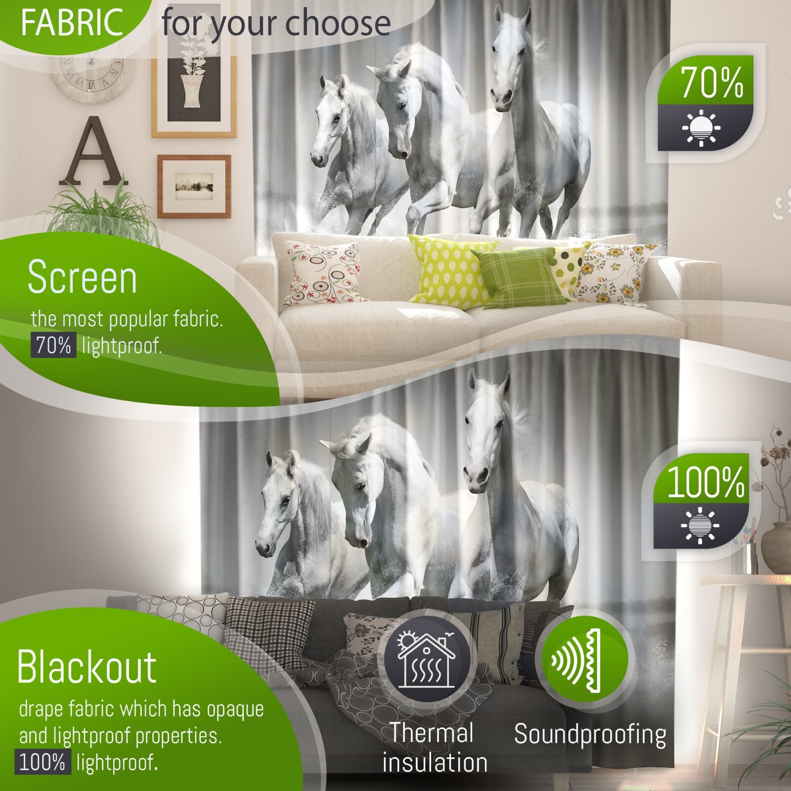 3D Window Curtain Printed with Starry Sky Image Wellmira Made to ...