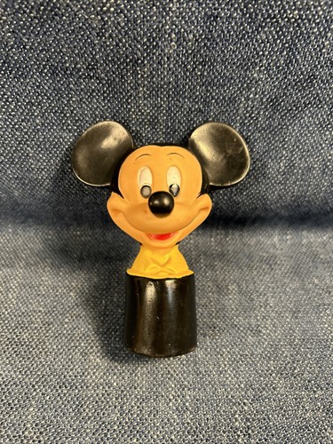 Vintage Disney Rubber Squeaky Mickey Mouse Stopper 4.5” | eBay