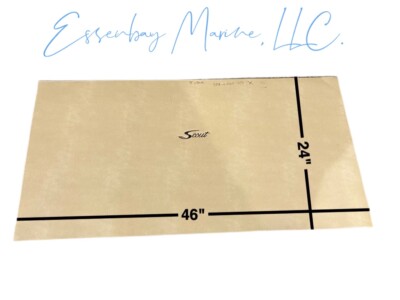 Marine Grade Padded Vinyl Brisa Heritage with Black Scout Logo 46" x 24 ...