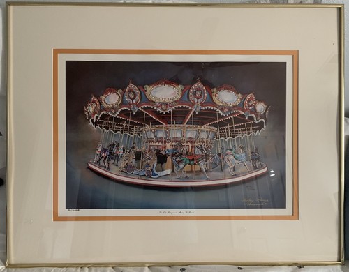 The Old Fairgrounds Merry Go Round by Shirley Ronza Dunavant | eBay