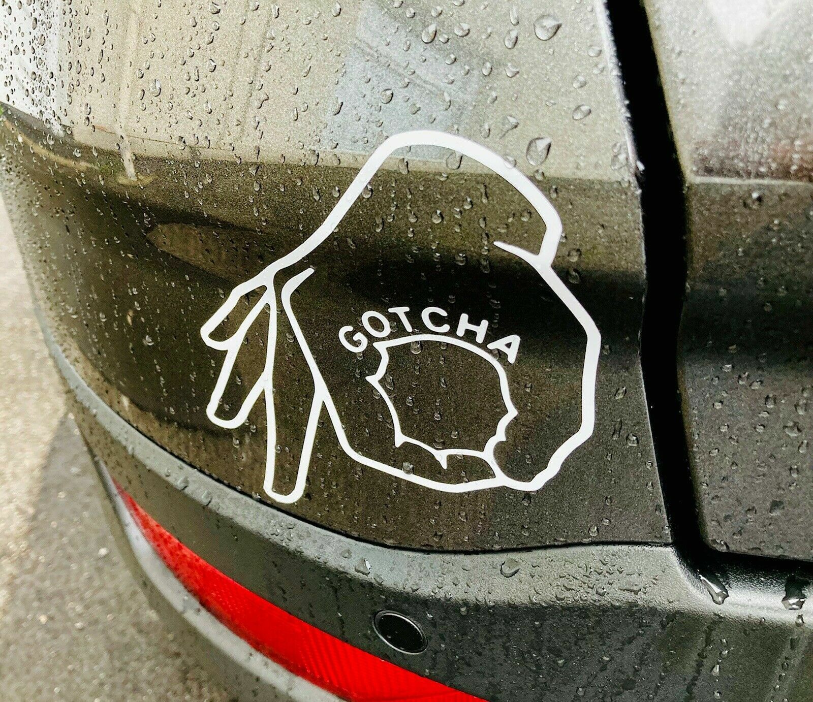 GOTCHA CIRCLE GAME FUNNY CAR STICKERS DECALS VINYL BUMPER LAPTOP JDM ...