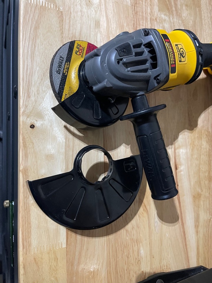 Dewalt DCG414 angle grinder 4-1/2''-6'' grinder with kickback brake | eBay