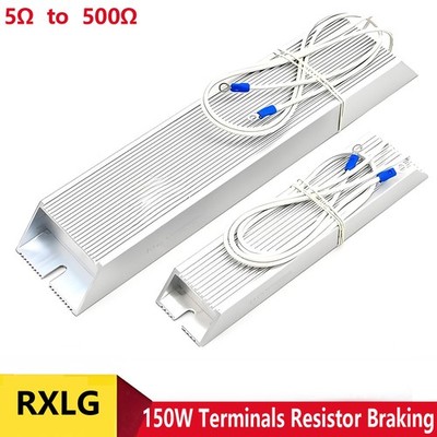 150W Aluminium Housing，5 Ohm to 500 Ohm Terminals Braking Resistor ...