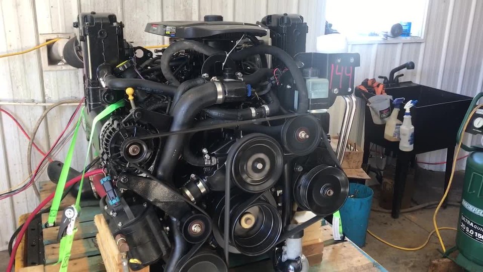 MerCruiser 350 MAG MPI 5.7 L V8 Marine Engine NO SALT Drop In Ready 271 ...
